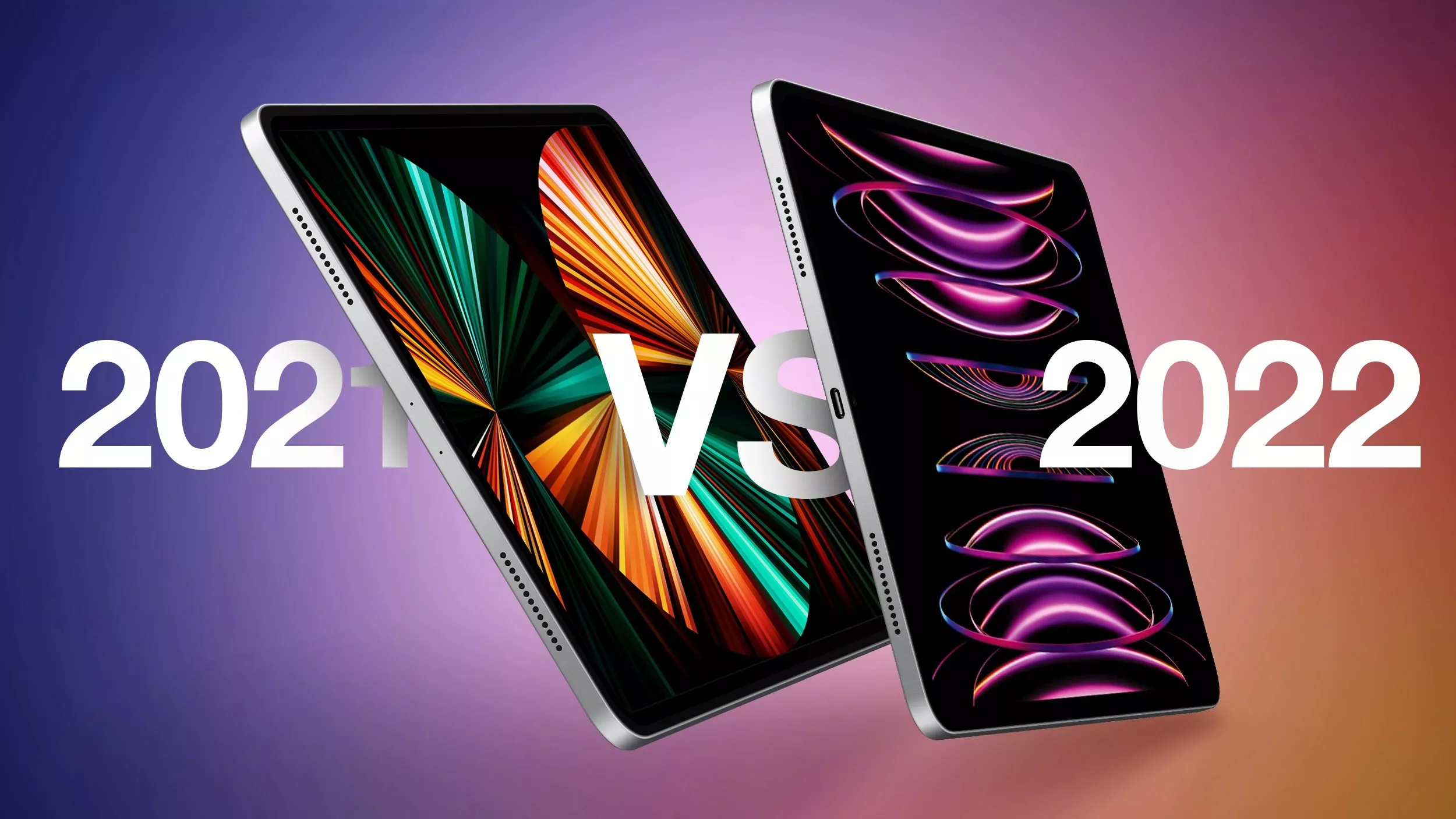 Порівняння iPad Pro 2022 та iPad Pro 2021
