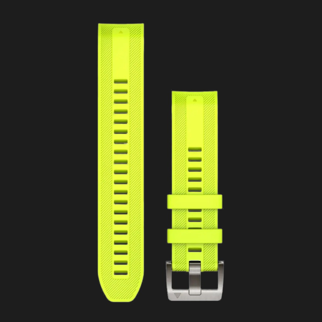 Купить Ремешок Garmin 22mm QuickFit Amp Yellow Silicone Strap (010 ...
