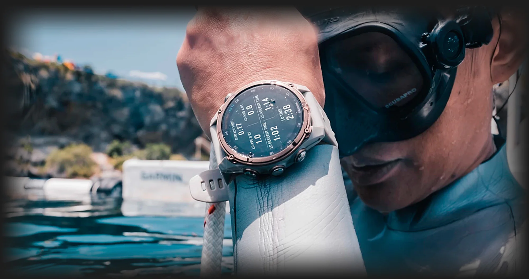 Купити Garmin Descent Mk3 43mm Stainless Steel with Fog Gray Silicone ...