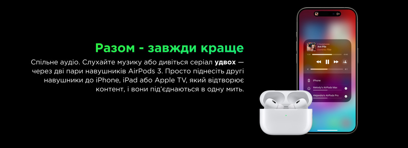Купити Навушники Apple AirPods 3 (MME73) — ціни ⚡, відгуки ⚡ ...